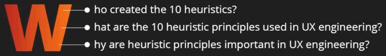 Heuristic Principles| User Interface Design| Nitor Infotech